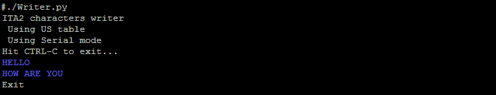 RaspTTY: A WEB to TTY Interface